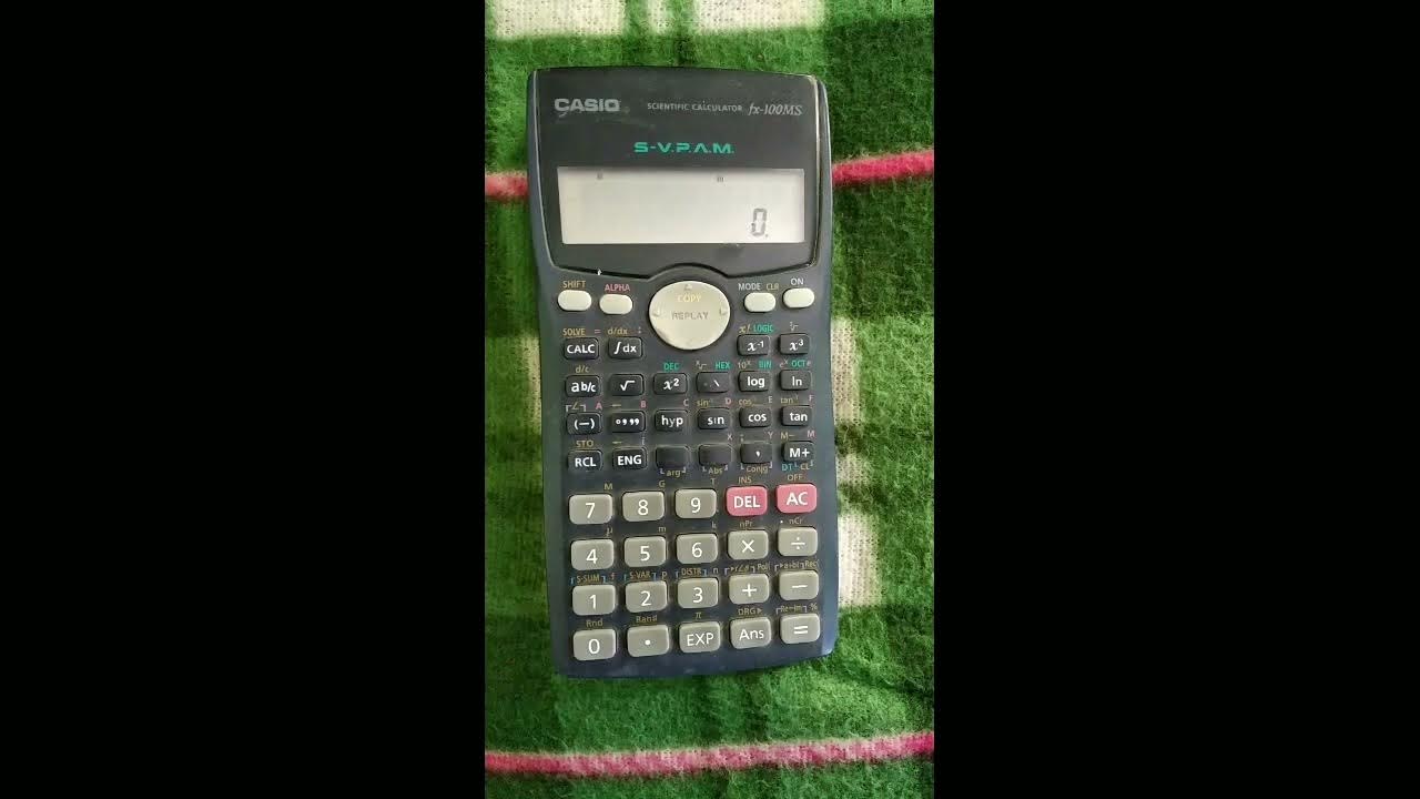 scientific calculator off kaise kare | casio fx-100MS | how to turn off Casio fx - 100 MS - YouTube