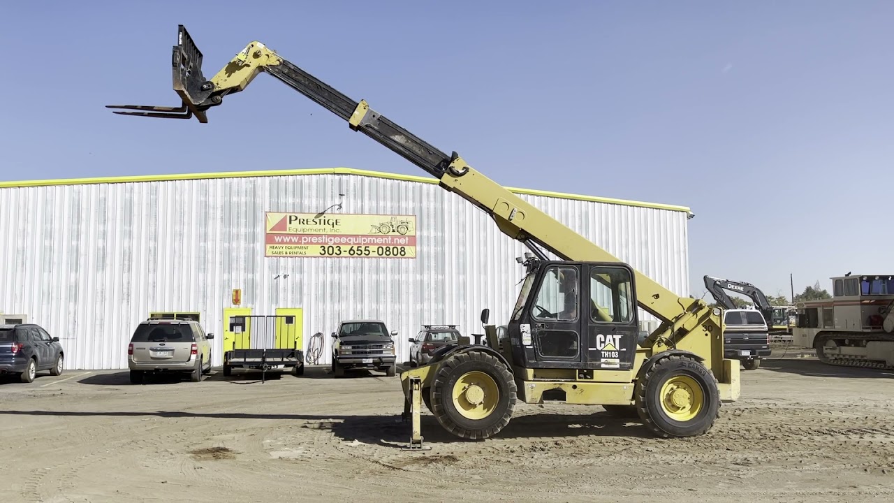 2001 CATERPILLAR TH103 For Sale - YouTube