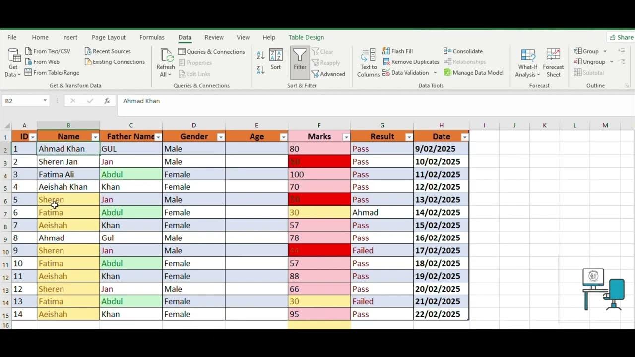 44. Conditional Formatting Duplicate Values 3 یوشان یا جوړیې قیمتونه - YouTube