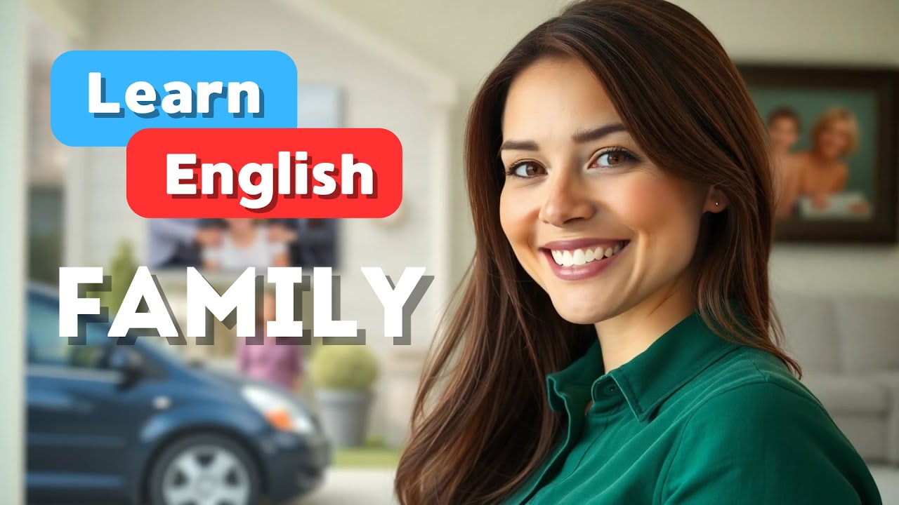 SPEAK ENGLISH A1 About Your Family with Simple Words and Phrases! - YouTube