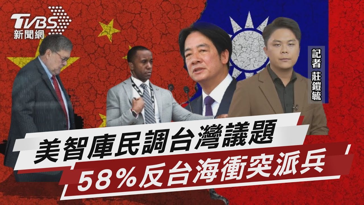 美智庫民調台灣議題 58％反台海衝突派兵【TVBS說新聞】20241009@TVBSNEWS02 - YouTube