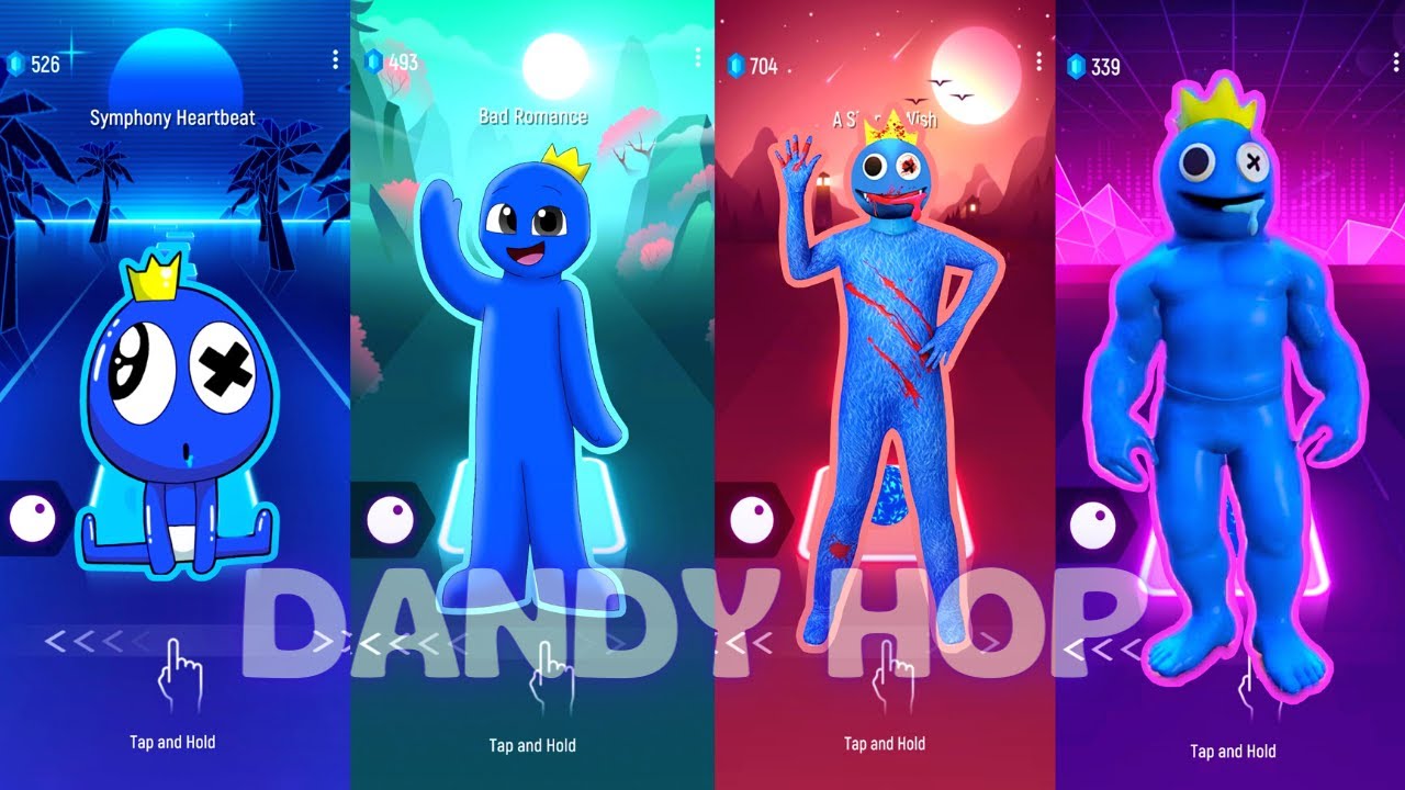 Blue Baby vs Blue Kid vs Blue Monster vs Blue Body Builder | Rainbow ...