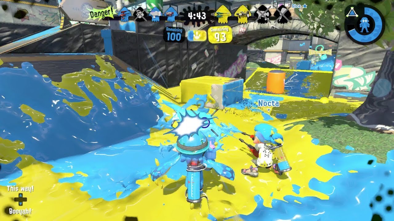 Splatoon 2: Being green in Splat Zones [19(7)-1, Splattershot Jr] - YouTube