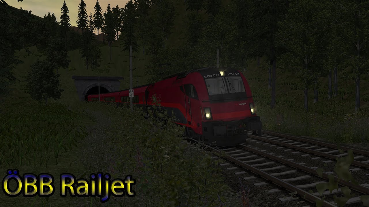 Door de bergen met de ÖBB Railjet - Train Simulator 2020 - YouTube