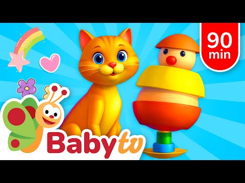 Komik Kedi Topun Peşinde 🐱 | BabyTV’nin En Eğlenceli Anları