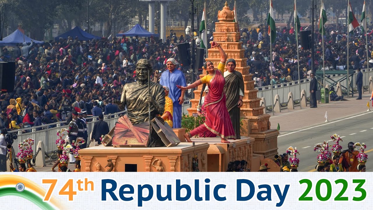 Republic Day Parade: Tamil Nadu - Tableau | Theme : Women Empowerment ...