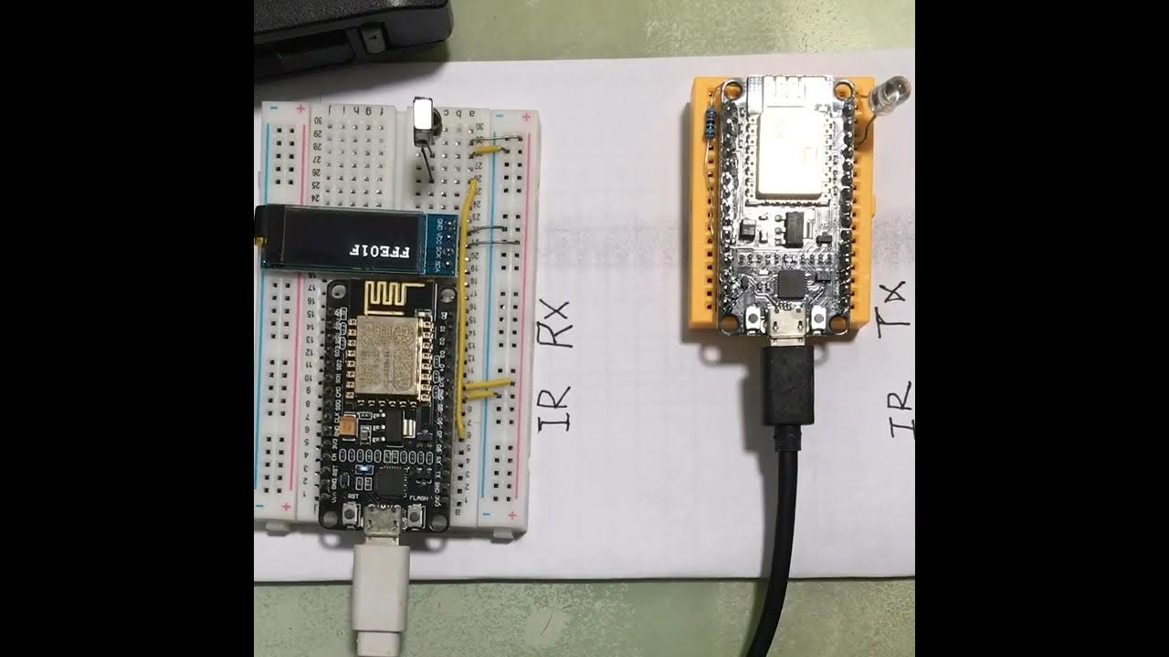 arduino esp8266 IRsend/IRrecv 紅外線傳送與接收1 - YouTube