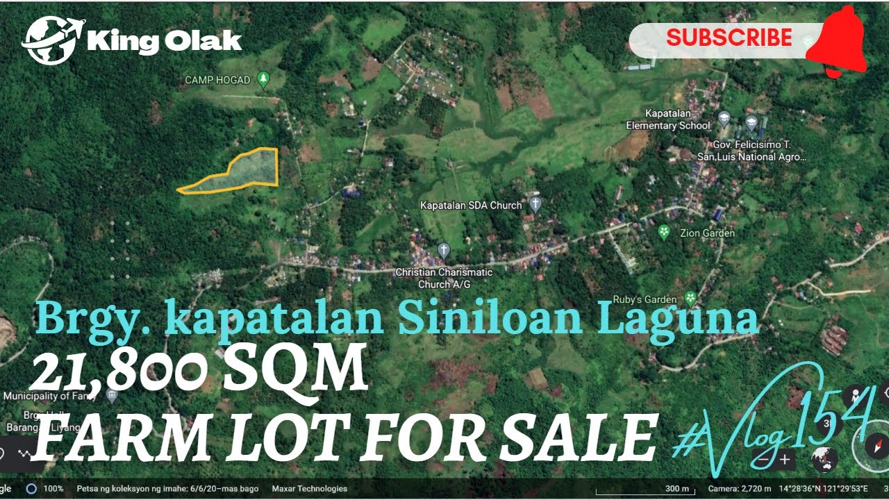 #vlog154 Farm Lot Available For Sale in Kapatalan Siniloan Laguna ...