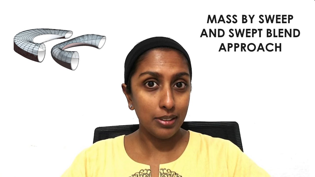 EP70 | Revit Beginner Program | Mass by Sweep and Swept Blend | Bansri ...