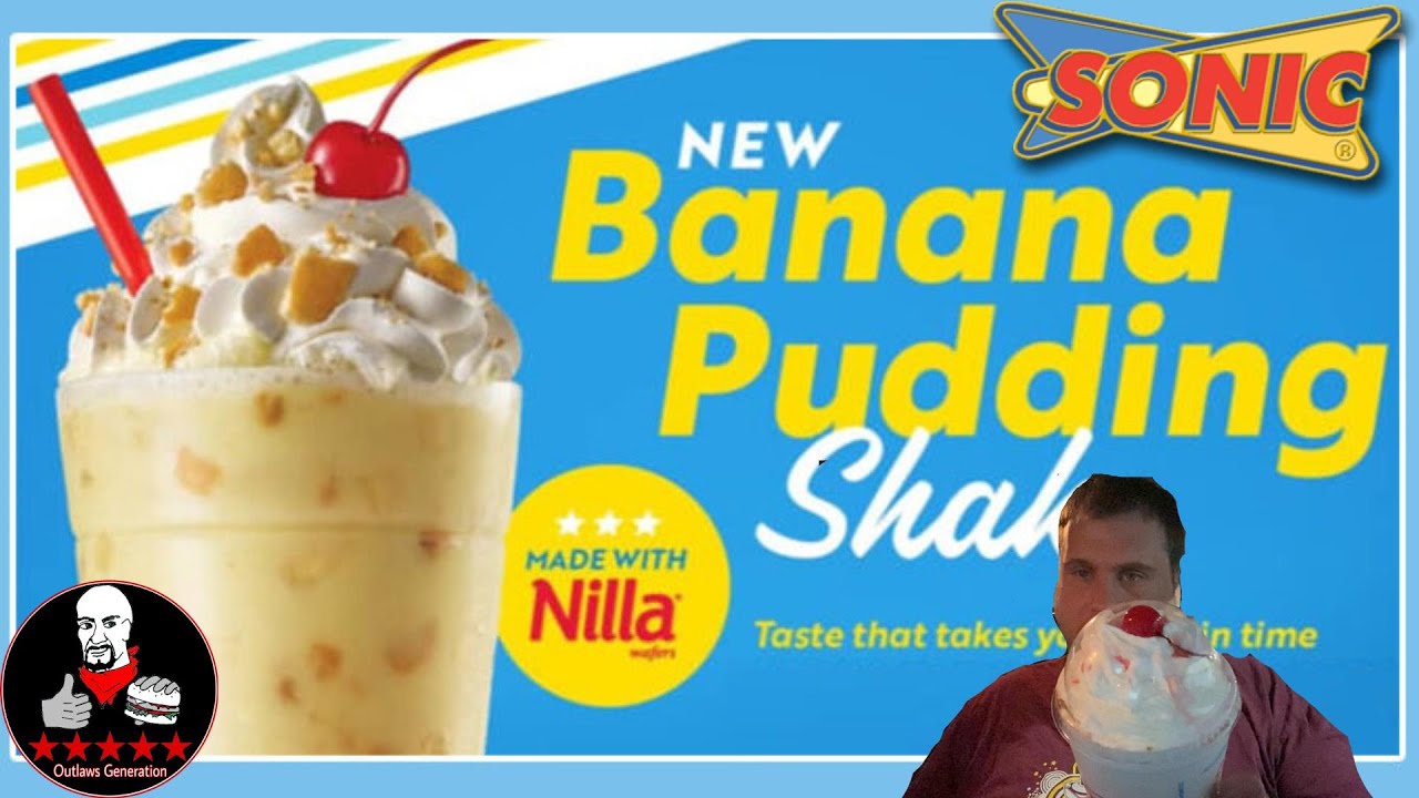 Sonic Drive In Banana Pudding Shake - YouTube