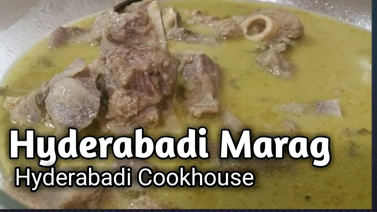 Hyderabadi Marag/ Shaadiyon wala Marag/How to make Hyderabadi mutton ...