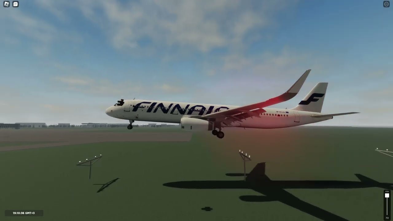 ROBLOX Airline Flight Review | Finnair | A321 | Economy Class - YouTube