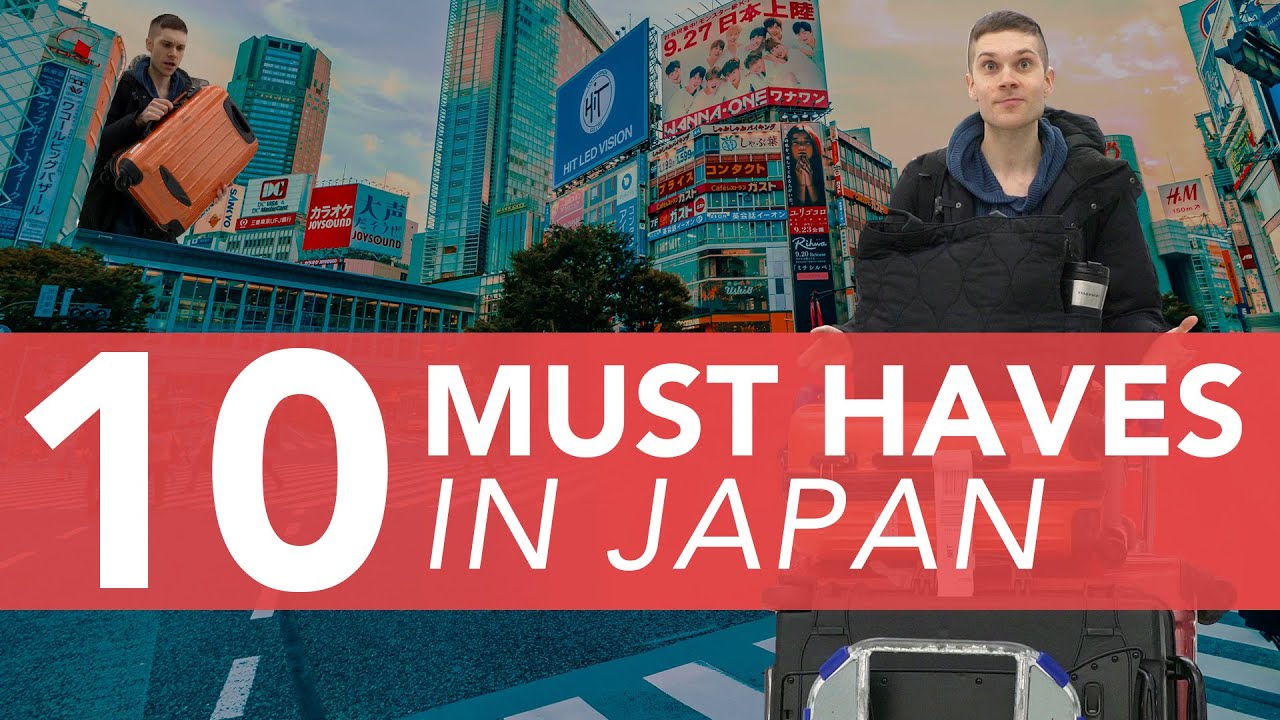 10 must haves in Japan | The essential Japan packing list. - YouTube