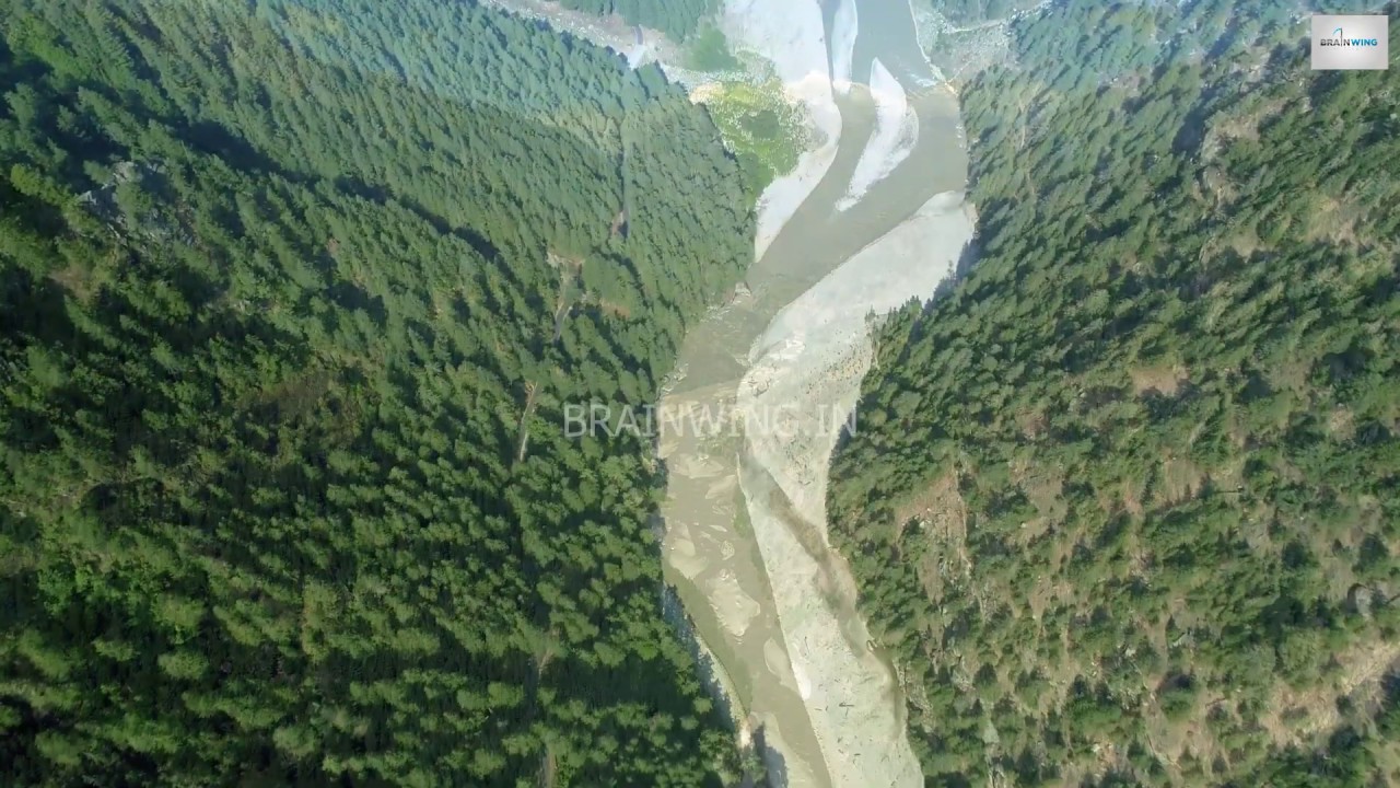 Aerial Shots of Gangotri - Place where River Ganga is Born - YouTube