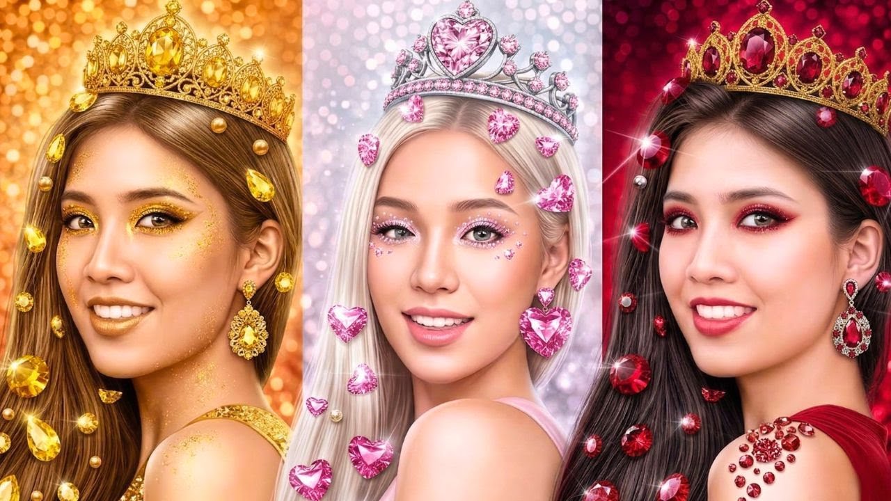 ️ RUBY Mermaid vs 💗 PINK DIAMOND Mermaid! 30-Min Glow-Up Battle - YouTube