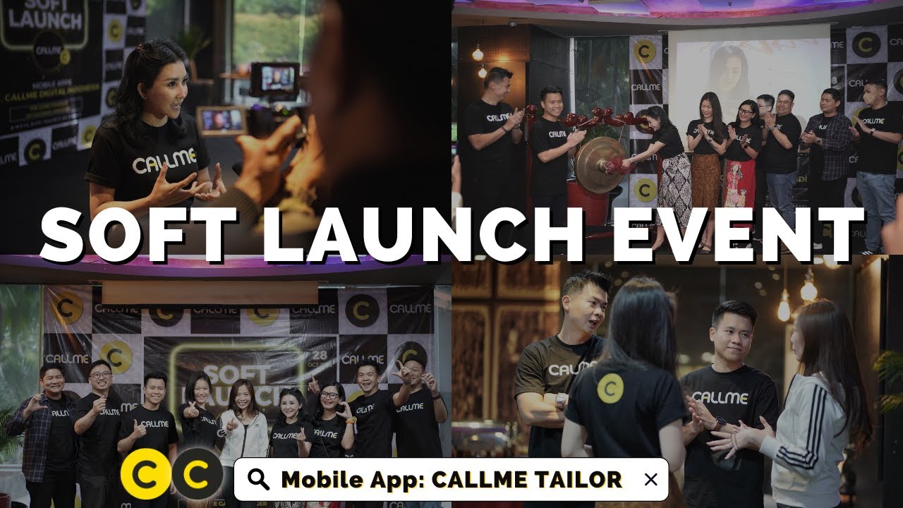 Highlight Moment of Soft Launching Mobile App Callme Tailor Indonesia - YouTube
