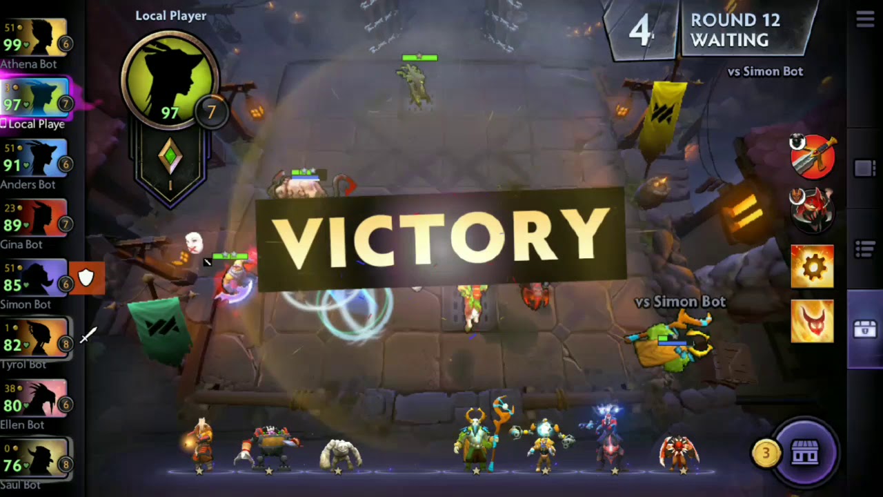 Dota Underlords Mobile Gameplay - YouTube