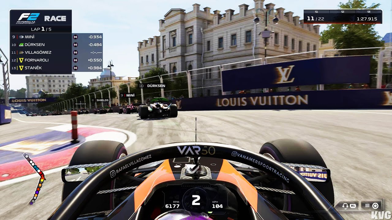 F1 25 - Rafael Villagómez (FIA Formula 2 2025) - Gameplay (PS5 UHD ...