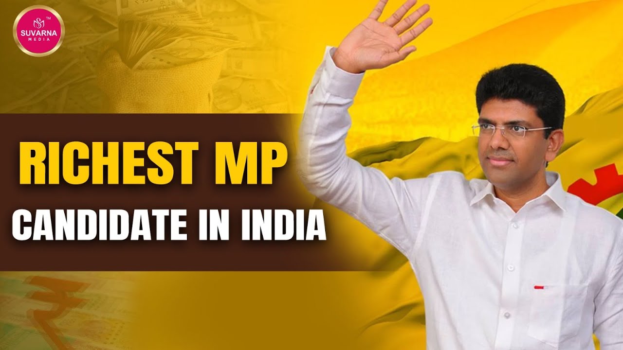 Richest MP candidate In India | Guntur TDP MP Pemmasani Chandrasekhar ...