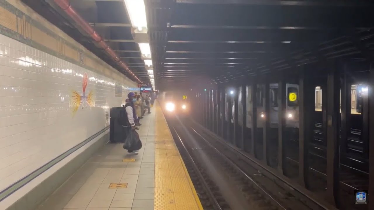 R46/R68/R68A/R160 Q Express And N,R,W Local Trains At 28th Street - YouTube