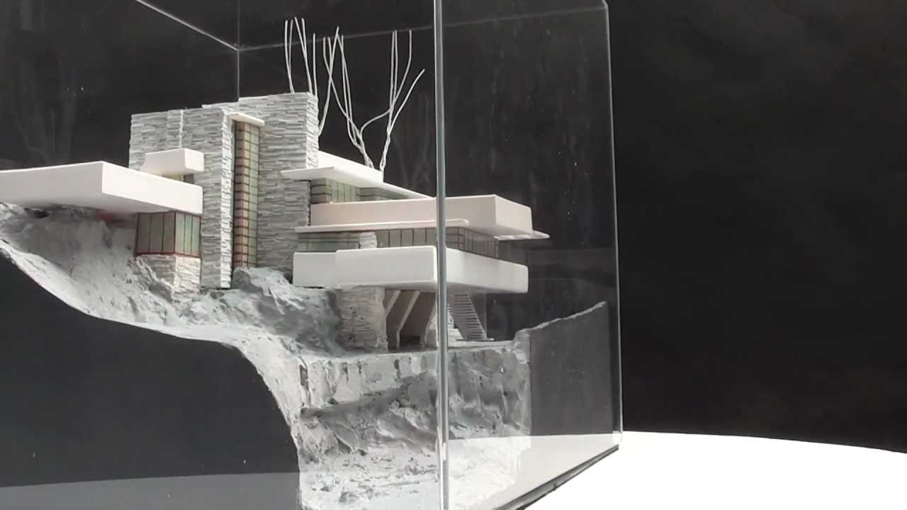 Historical Architectural Models, Frank Lloyd Wrighr, Fallingwater model ...