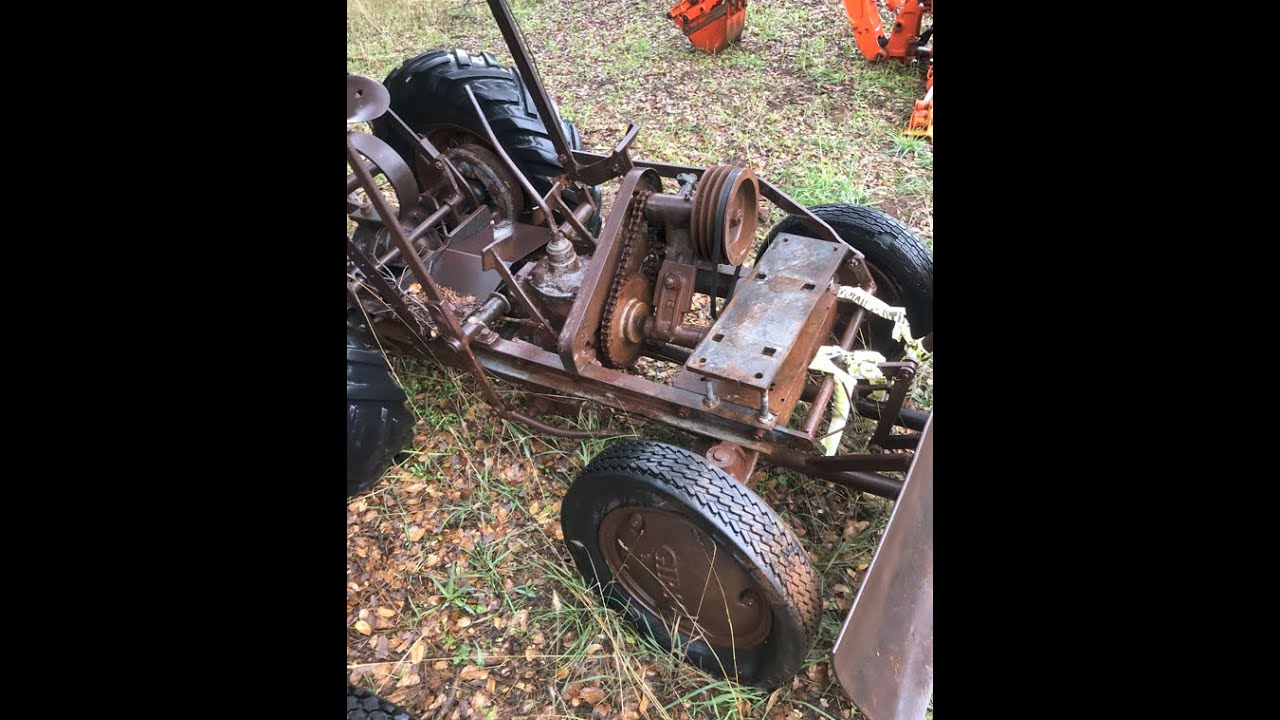 Gibson Garden Tractor Restoration Project Part 1 New Engine "Will it ...