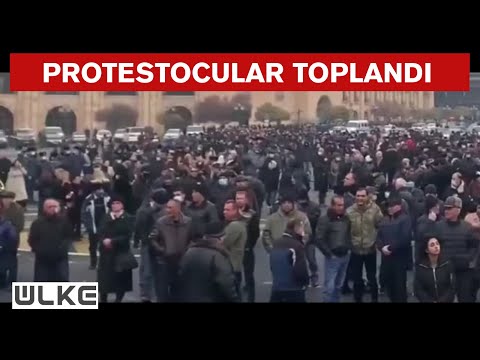 Ermenistan'da muhalefet, Başbakan Paşinyan'ın istifası için süresiz protestoya başladı