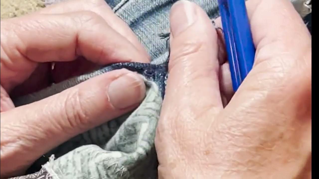 The Zen of Patching Your Clothes - YouTube