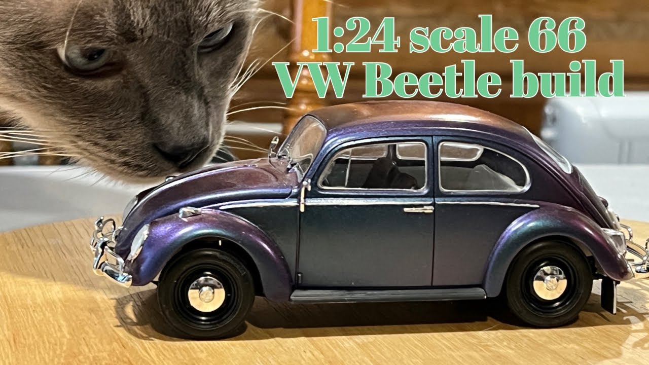 Miniature Build 66 VW Beetle Tamiya Kit - YouTube