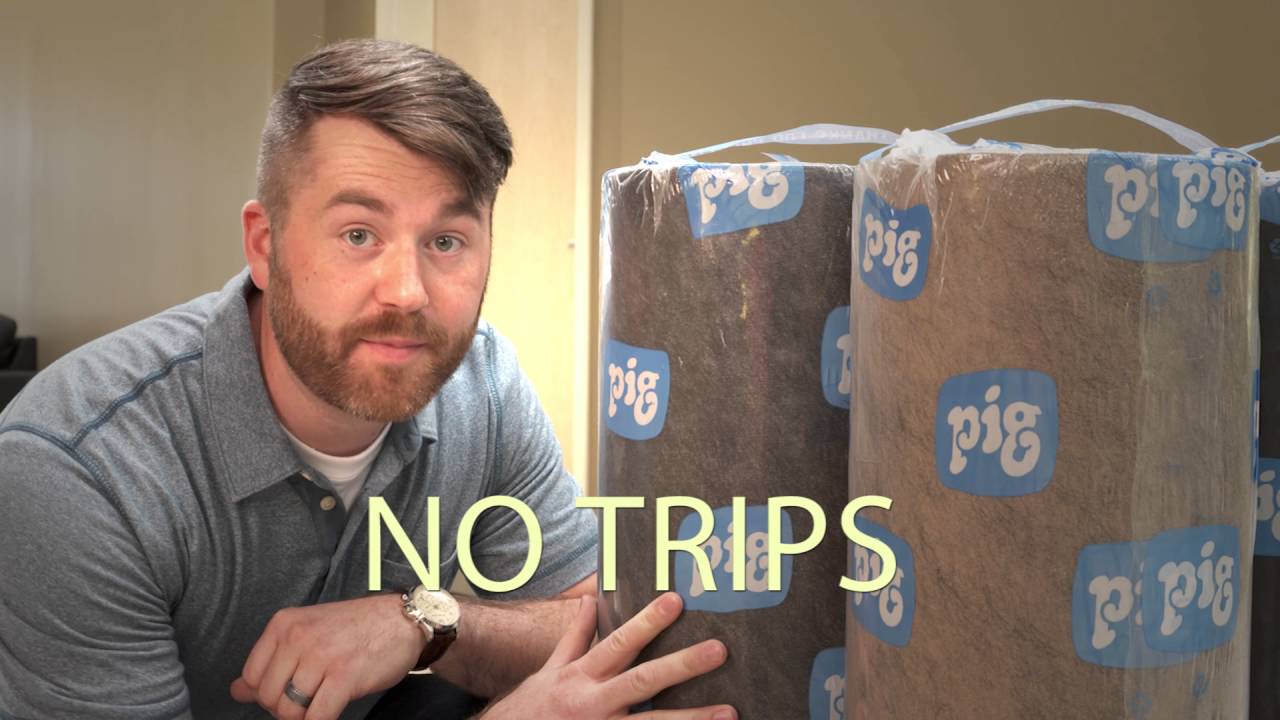 Grippy Floor Mat - The World's First Adhesive Backed Mat - YouTube