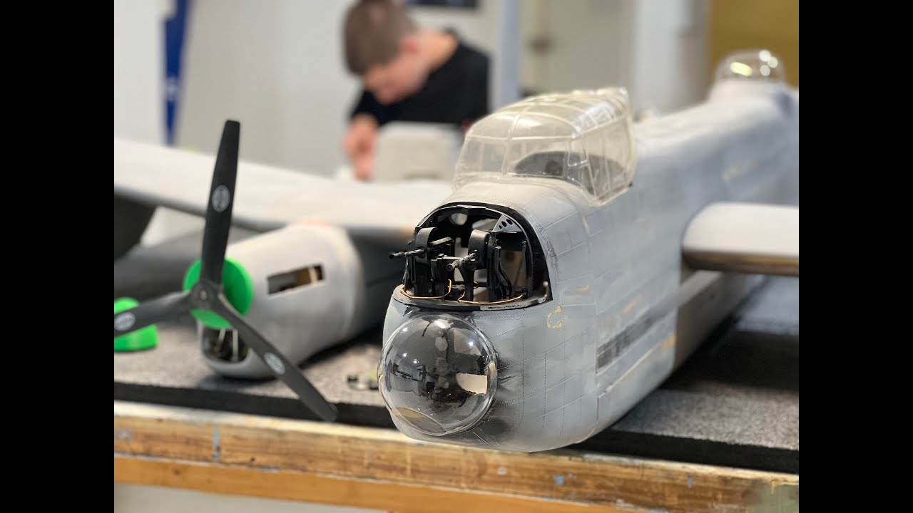 Building a lancaster: F.N.5a Nose turret - YouTube