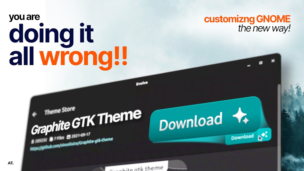 The ULTIMATE way to customize GNOME Desktop! - YouTube