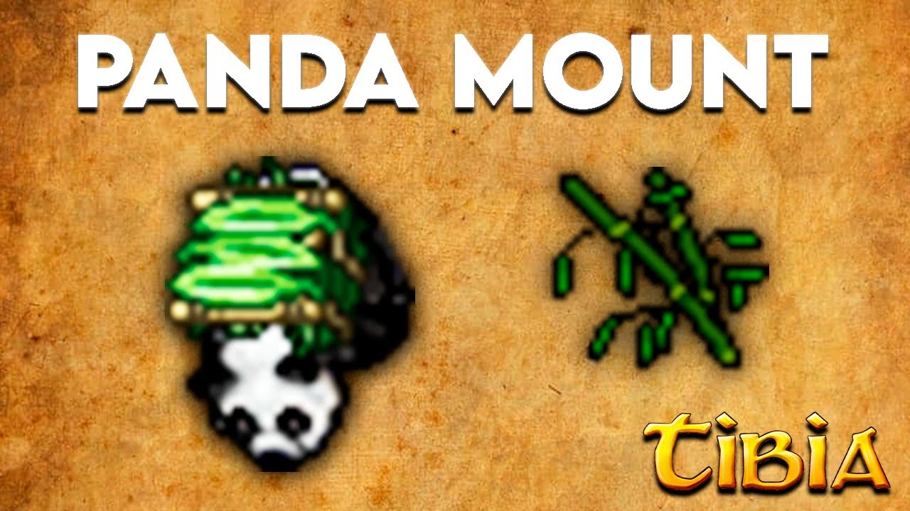 Panda Mount | Montura del Panda | Tibia en Español #tibia - YouTube