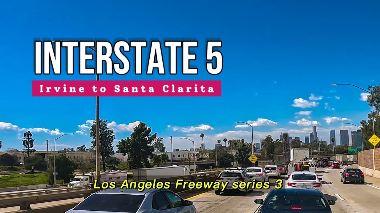 [4K Full Video] Notorious traffic all day. Interstate 5, through Los ...