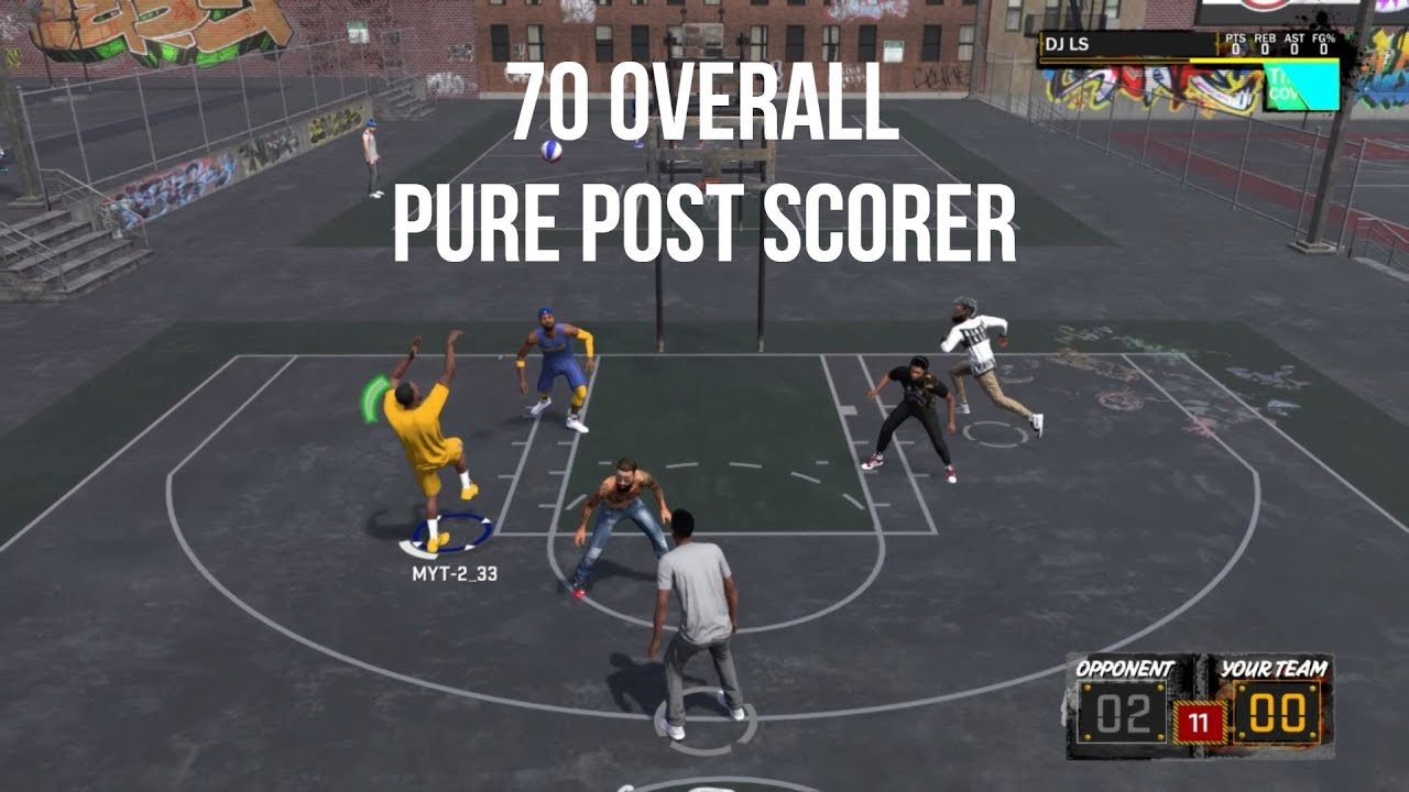 NBA 2K18 70 OVERALL CHALLENGE | PURE POST SCORER SMALL FORWARD - YouTube