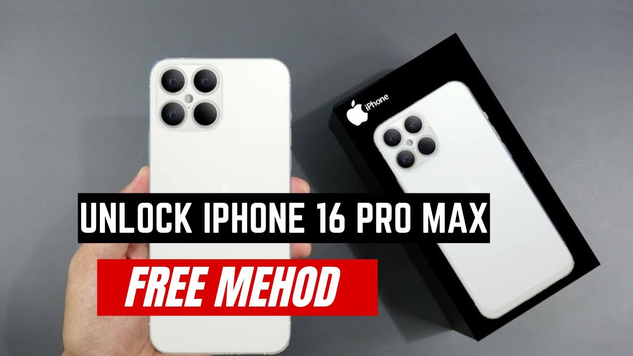 How to Unlock iPhone 16 Pro Max SIM lock - YouTube