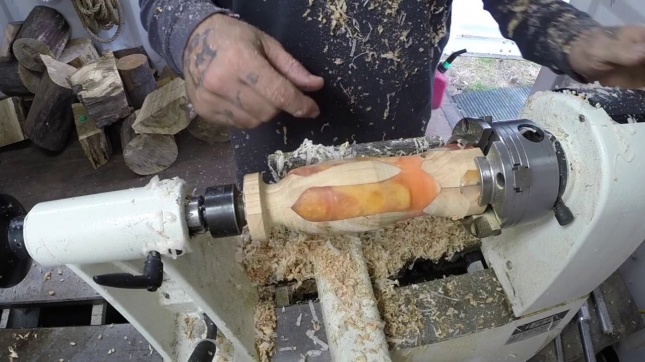 Wood turning an Inside-out vase? - YouTube