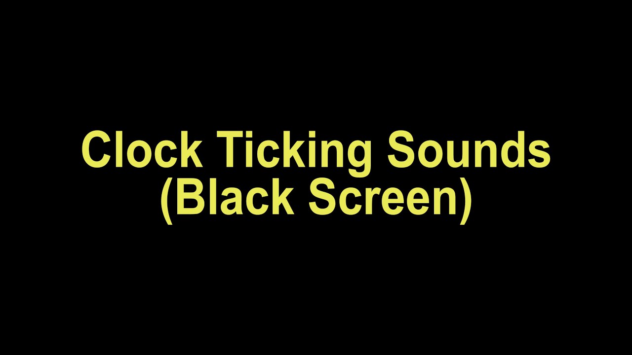 【RELAXATION】Clock Ticking Sounds | Relaxing Music | Perfect Background ...