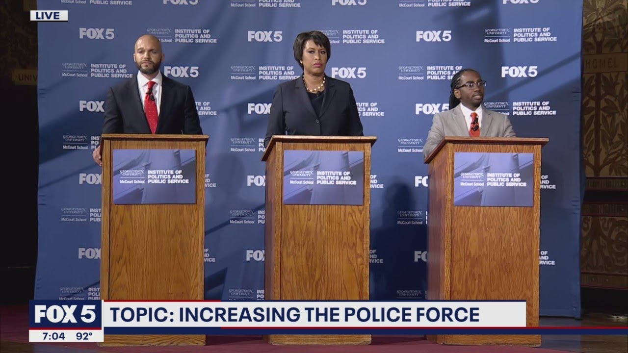 DC Democratic Mayoral Debate hosted by FOX 5 DC and Georgetown ...