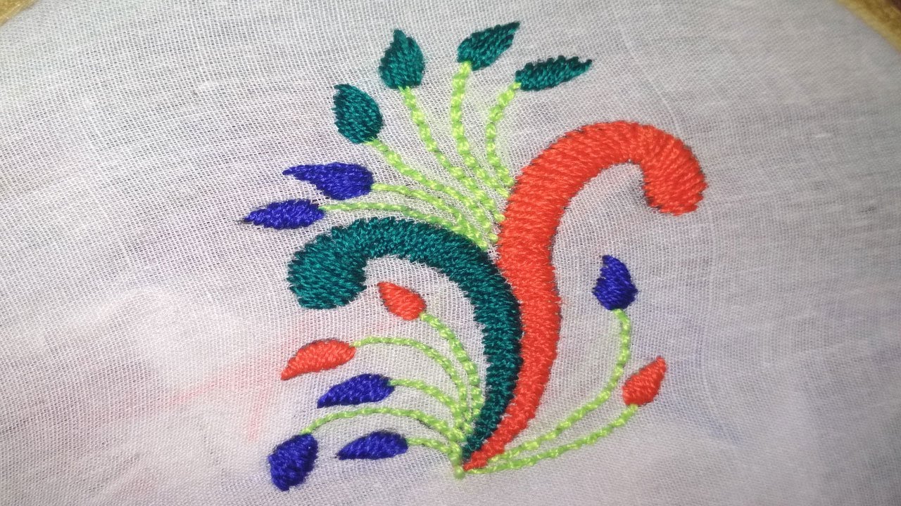 Modern Hand Embroidery Design||Latest embroidery designs for dresses ...