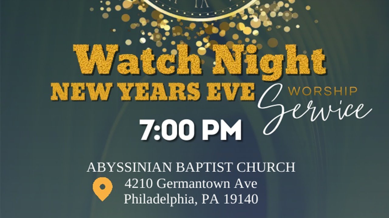 Watch Night: New Years Eve Worship Service - YouTube