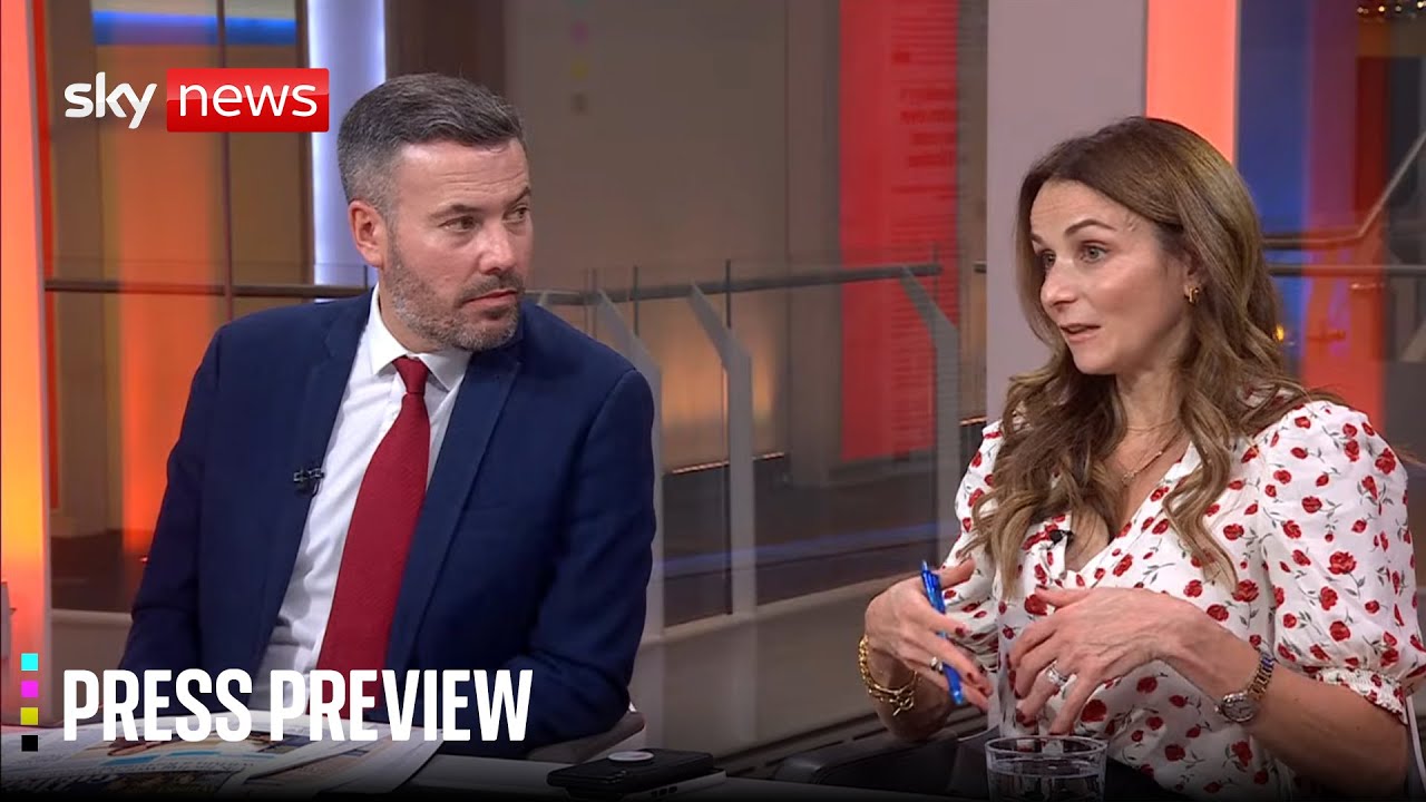 Sky News Press Preview | David Clegg and Annabel Denham | Thursday 11 ...