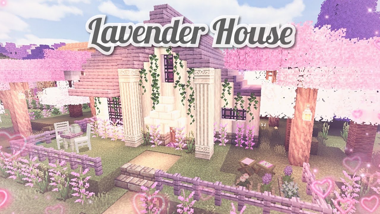 🌸Aesthetic Lavender House🌸 (Minecraft) - YouTube