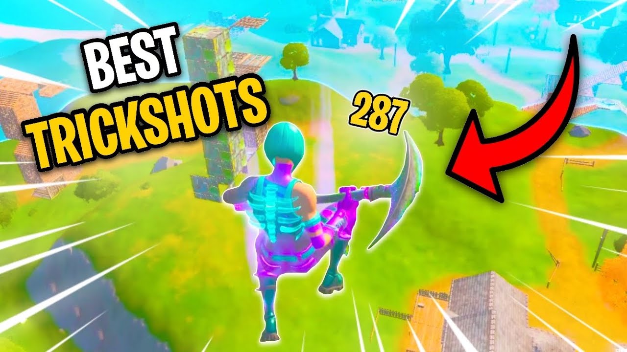 The BEST Fortnite TRICKSHOTS Compilation... - YouTube