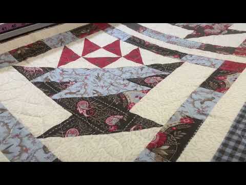 Kate’s “Baskerville” quilt - YouTube
