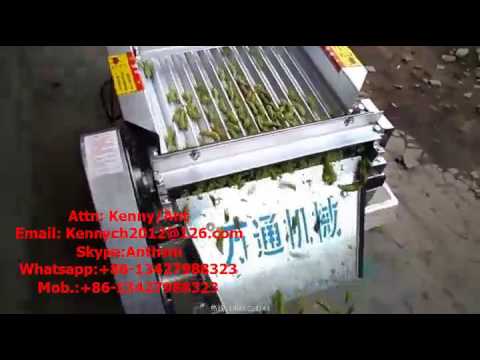 MX3-16M Peas Green soy bean peeling shelling machine, peeler sheller ...