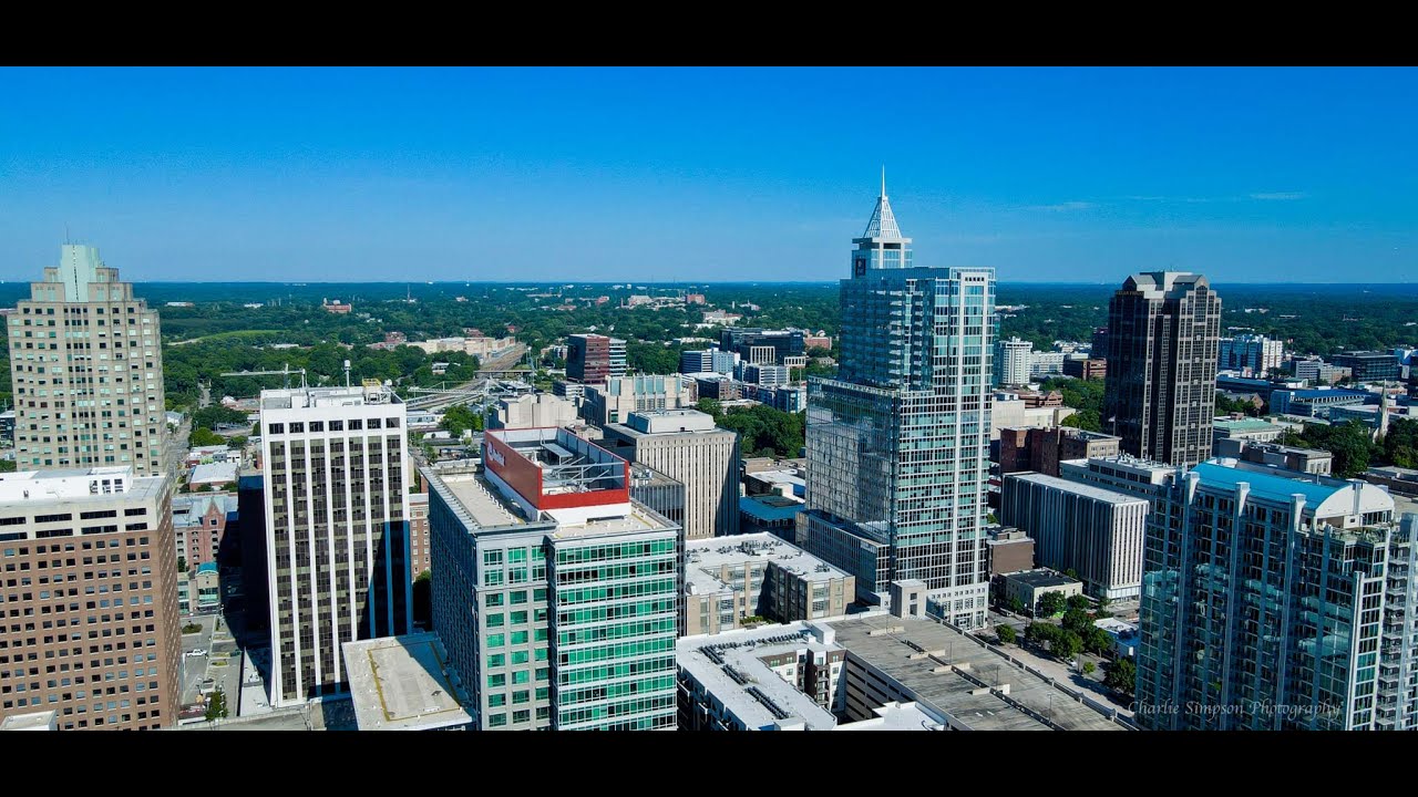 Raleigh From Above 4K - YouTube