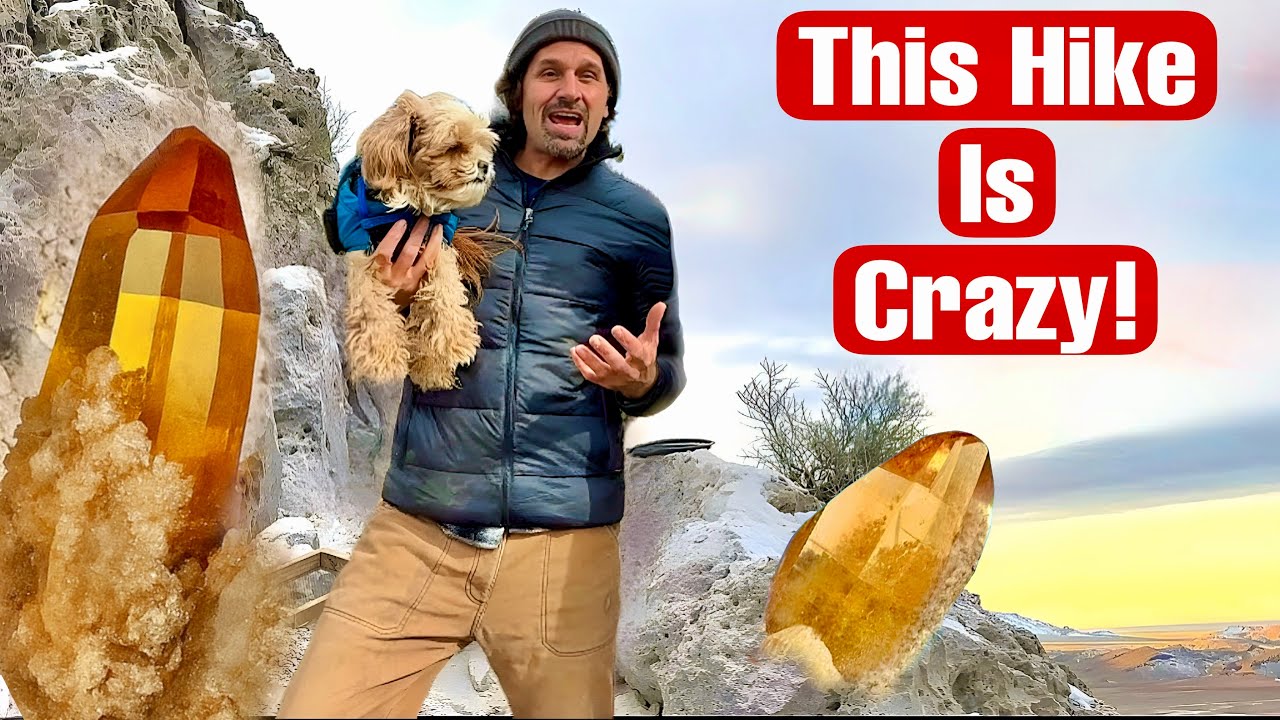 We Hiked up a Mountain for Topaz & Red Beryl Crystals! - YouTube