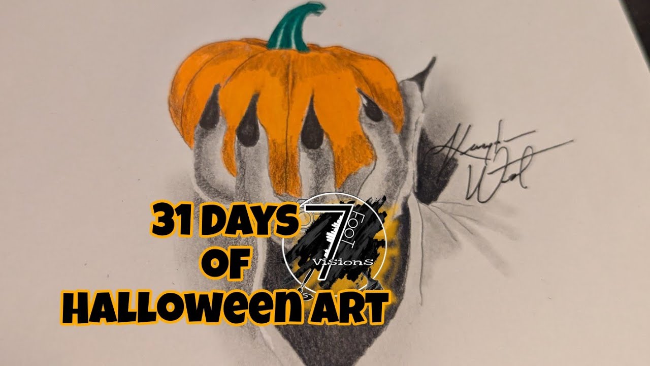 31 Days of Halloween Art | Day 29: Is this Yours?! 🎃👹 - YouTube