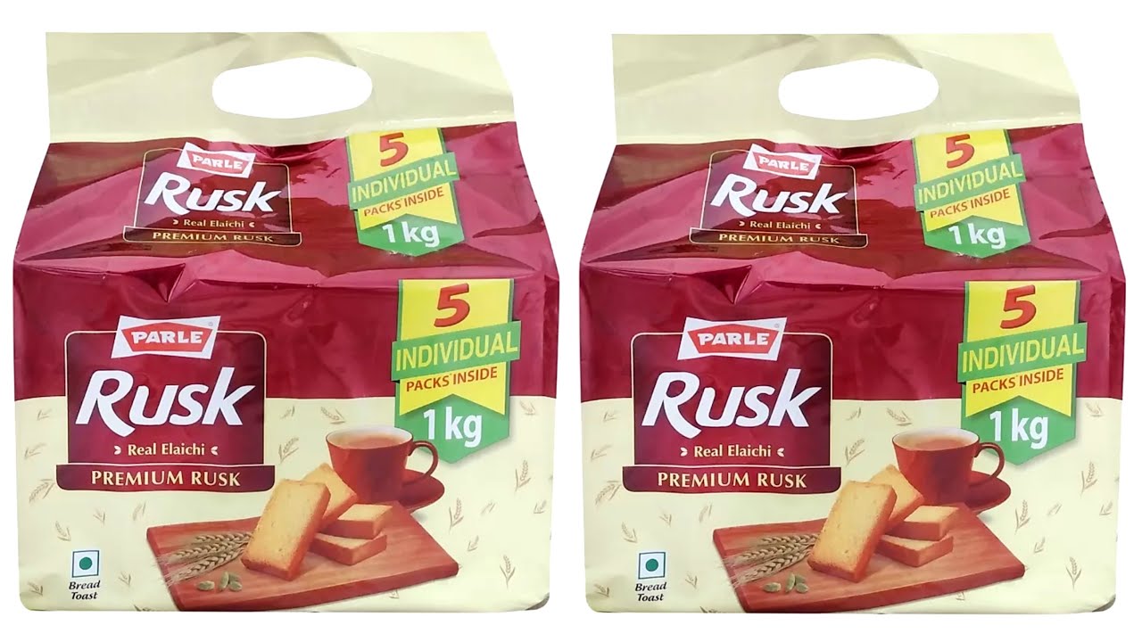 PARLE Premium Real Elaichi Rusk 1kg - YouTube